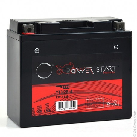 motorradbatterien NT12B-4 / YT12B-4 / YT12B-BS 12V 11Ah